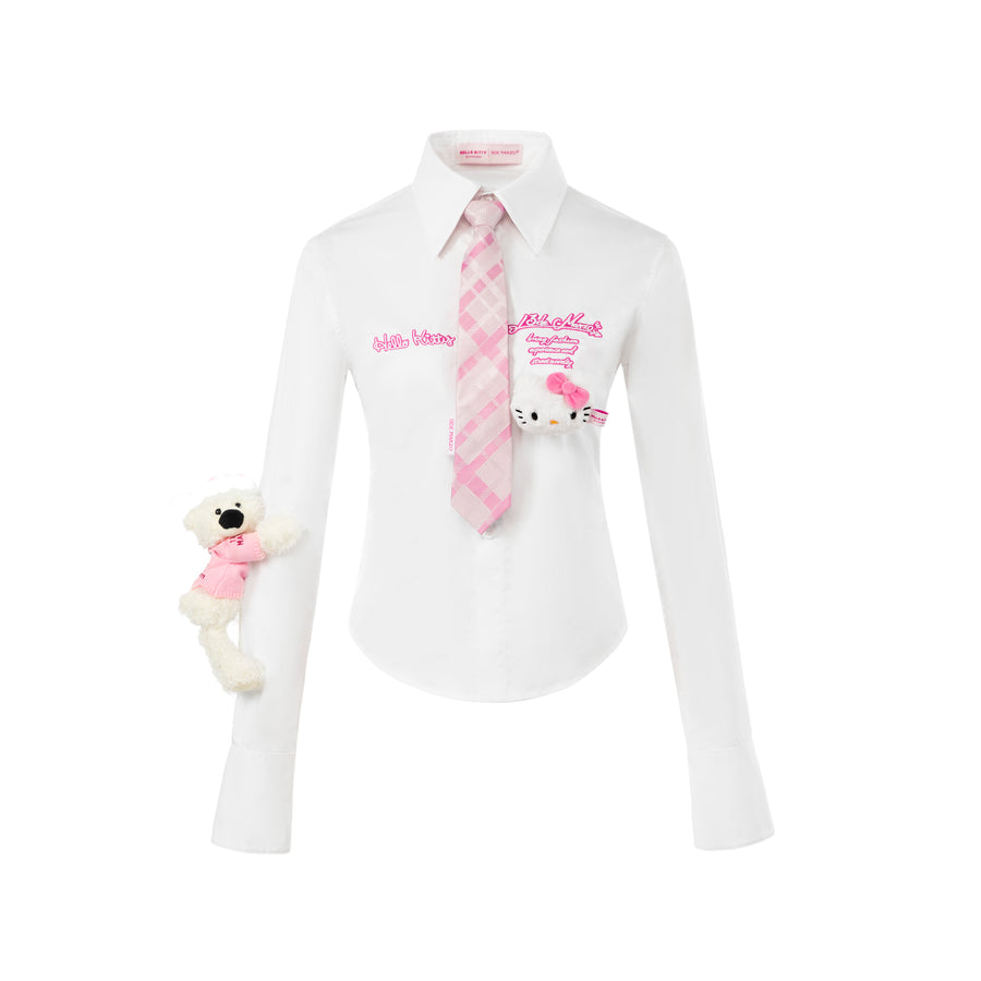 13DE MARZO Hello Kitty Bear Tie Shirt