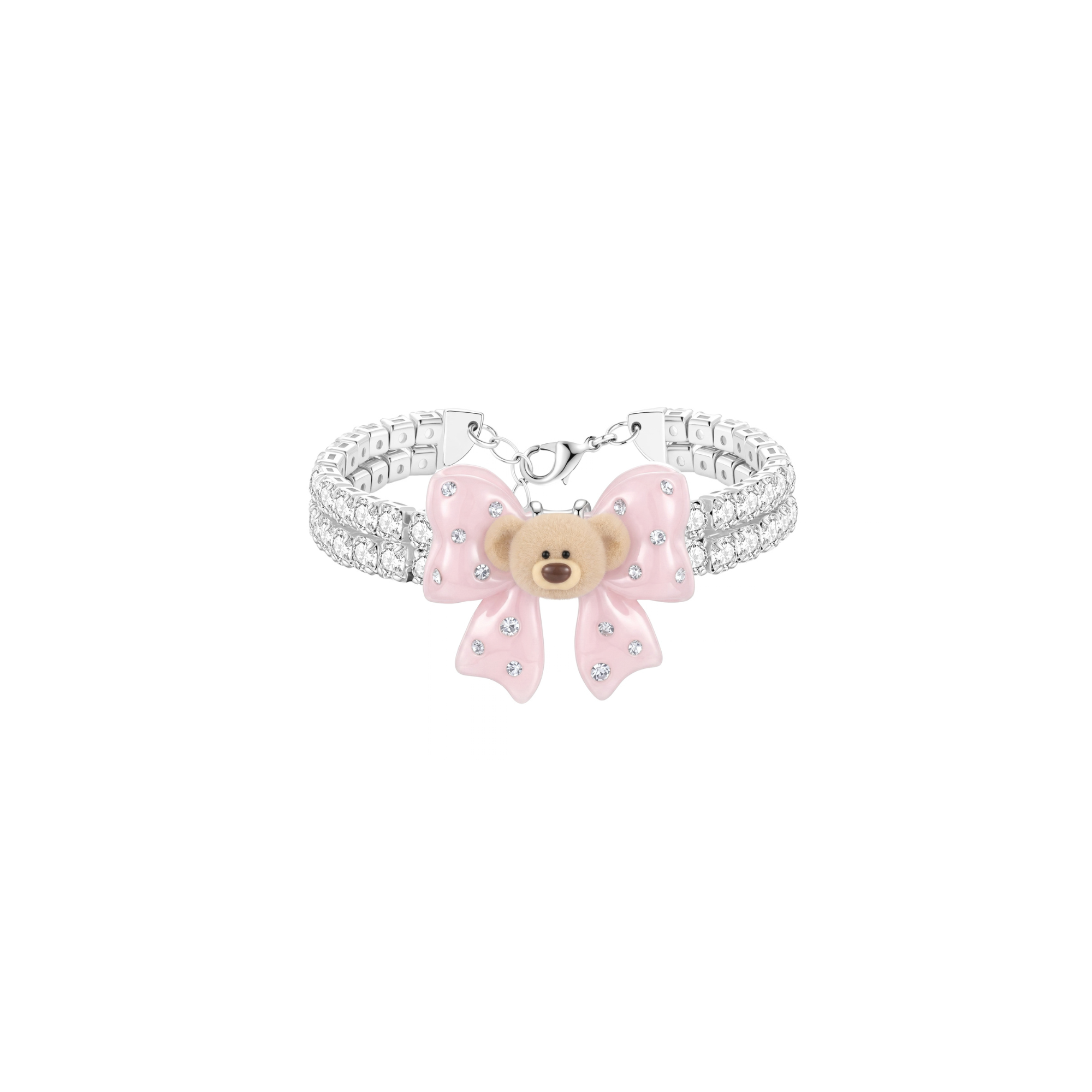 13DE MARZO | Mini Bear Bow Bracelet Pink